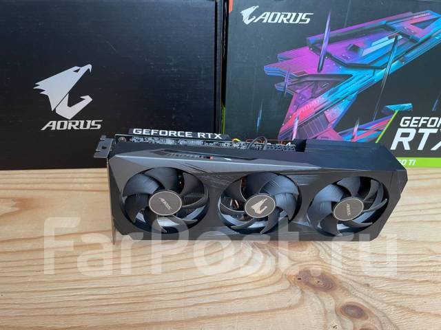 Rtx 3060ti aorus elite (ДНС), б/у, в наличии. Цена: 30 000₽ во Владивостоке