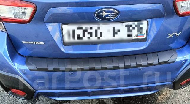 Накладка на задний бампер Subaru XV (2017-2022) купить во Владивостоке ...