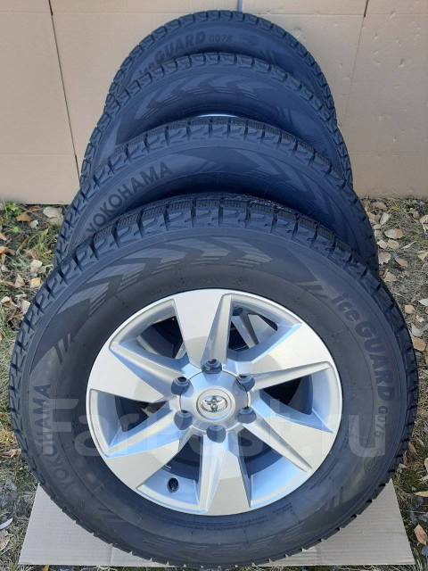 265/65 R17 зимние Yokahama 2022 г. диски оригинал Toyota Prado 150, 17 ...