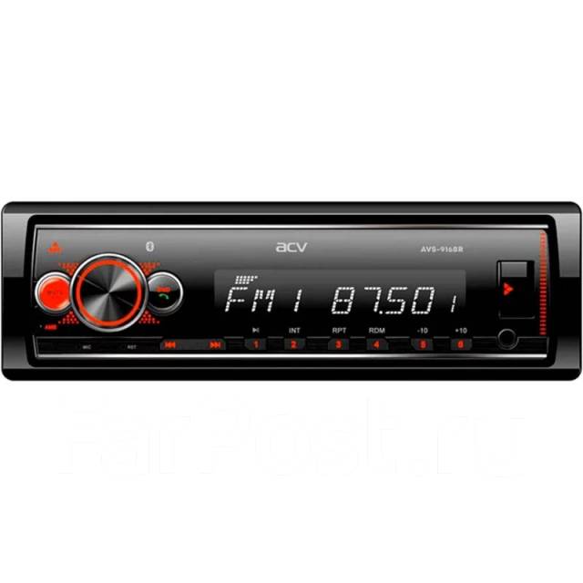 Автомагнитола ACV AVS-916BR, 1DIN, SD/USB/AUX/Bluetooth, 4х50Вт ...