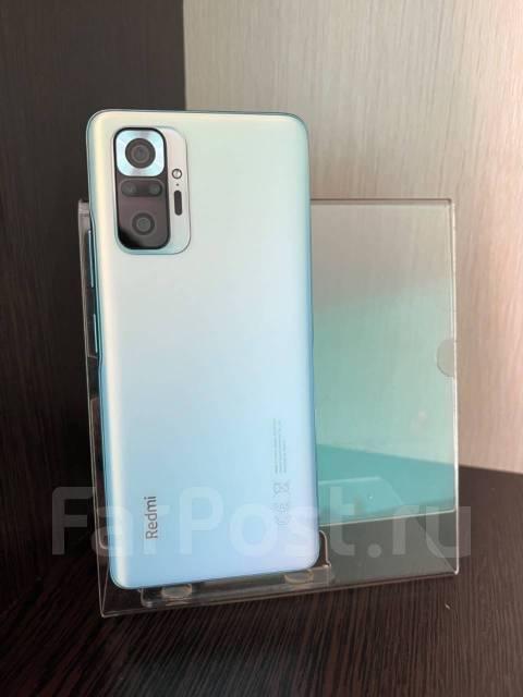 Смартфон Xiaomi Redmi Note 10 Pro 256 ГБ, 6.67", моноблок, синий, б/у ...