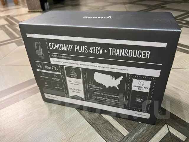 Картплоттер эхолот Garmin Echomap Plus 42cv 43cv 44cv, новый, в наличии ...