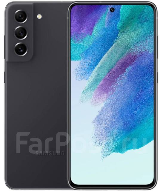 Смартфон Samsung Galaxy S21 FE 256Gb SM-G990E серый, 6.40", моноблок ...