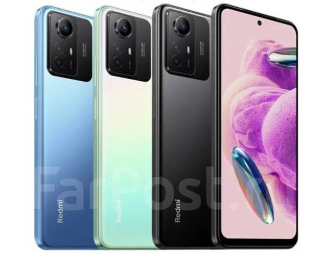 Xiaomi Redmi Note 12S 8Gb/256Gb, Ростест +гидрогель пленка, моноблок ...