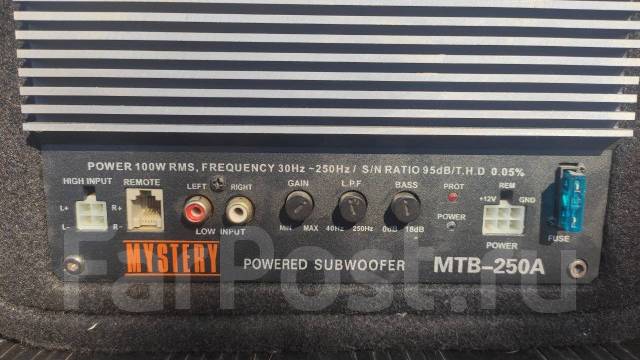 Сабвуфер Mystery MTB 250A, компонентные, 25,4 x 25,4 см (10 x 10 дюймов ...