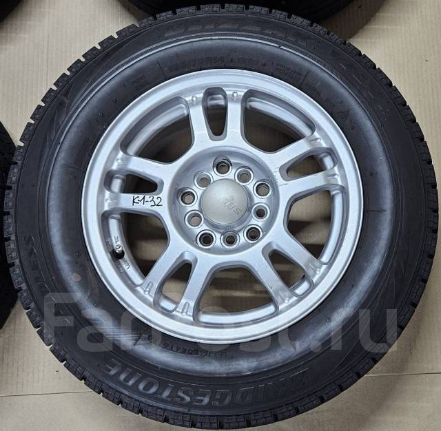Диски enkei ejs R14 6.0 +40 5x100, 5x114.3 + Bridgestone 185/70R14, 14 ...