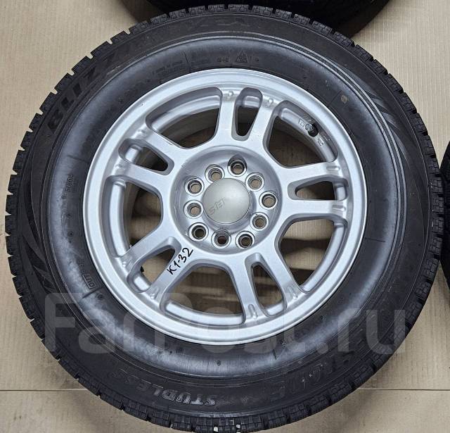Диски enkei ejs R14 6.0 +40 5x100, 5x114.3 + Bridgestone 185/70R14, 14 ...