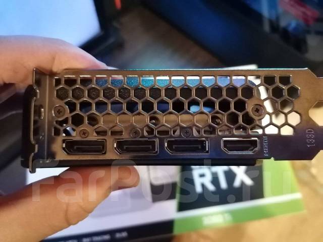 Видеокарта Palit GeForce RTX 3060 Ti Dual OC V1 ! Гарантия DNS, б/у, в ...