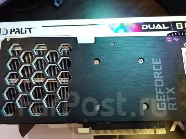 Видеокарта Palit GeForce RTX 3060 Ti Dual OC V1 ! Гарантия DNS, б/у, в ...