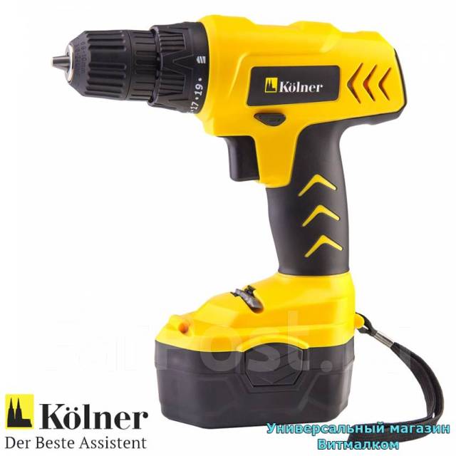 Дрель - шуруповерт Kolner KCD 12М аккумуляторная, Ni-Cd 12 В, новый, в наличии. Цена: 2 290₽ в ...