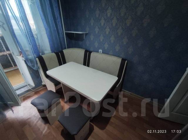 Кухонный уголок, кожзам, поролон, малогабаритный, ящик для белья ...