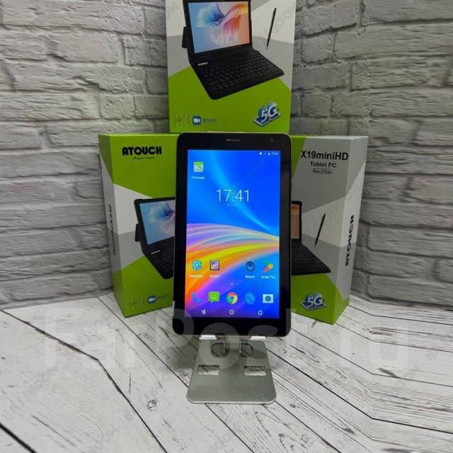 Планшет с клавиатурой atouch X19 mini HD,android 12,5g,8/256гб, 7 ...
