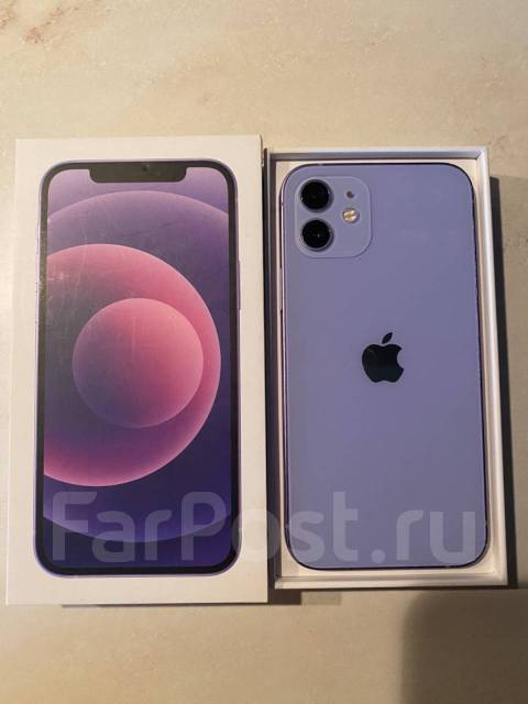 iPhone 12 128 ЕСТЬ Обмен, 6.10", моноблок, фиолетовый, 3G, 4G LTE, 5G ...