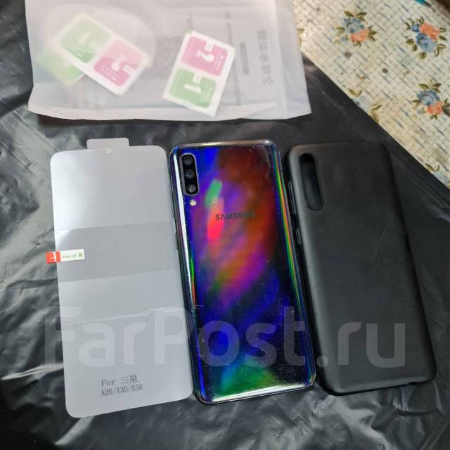Смартфон samsung galaxy A50, 64 гб, 6.40", моноблок, б/у, в наличии ...