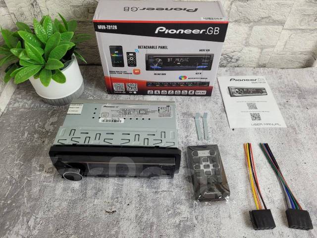 Магнитола Pioneer MVH - T912B Bluetooth, 1 DIN — 178x50 мм, новый, в ...