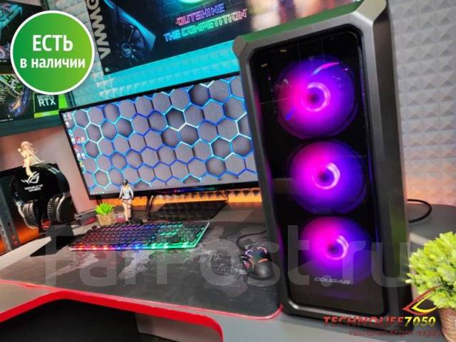 Игровой ПК Ryzen 5 3600/ RTX 3080 10GB/ RAM 16GB/ SSD 512GB, б/у, в ...