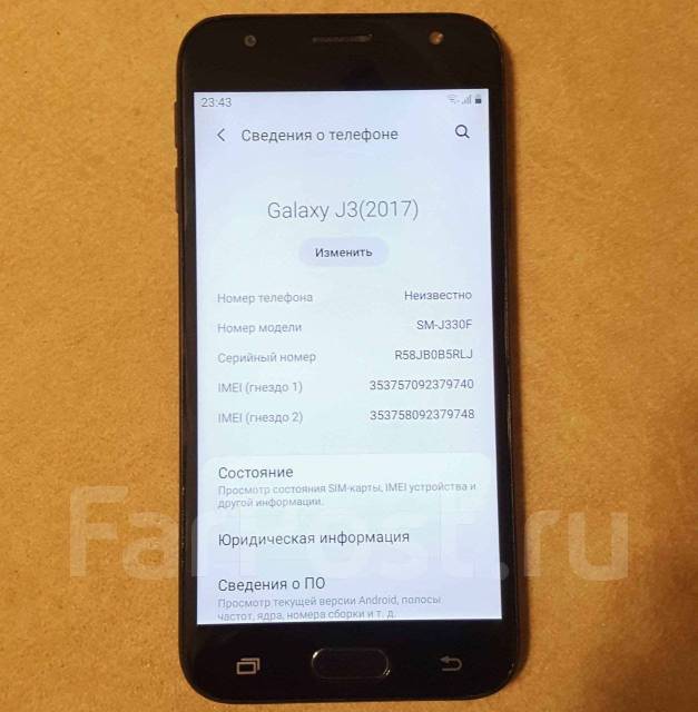 Надёжный Samsung Galaxy J3 (J330) 16GB/2GB, 13Мп, Android 9, Гарантия, 16 гб, 5", моноблок ...