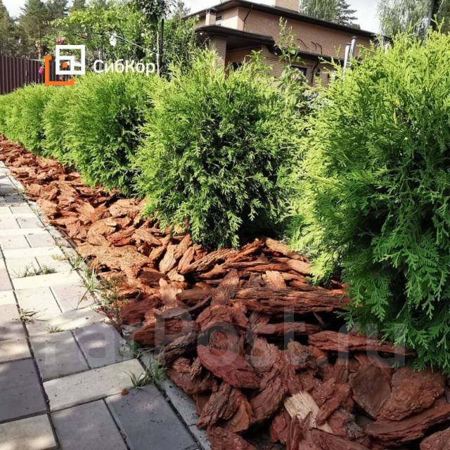 Кора лиственницы для мульчирования, новый, в наличии в Артеме