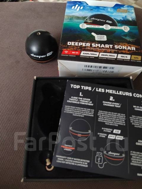 Эхолот deeper pro plus, б/у, в наличии. Цена: 17 000₽ в Уссурийске