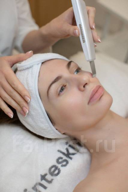 Ультразвуковая чистка лица - клиника Inteskin во Владивостоке