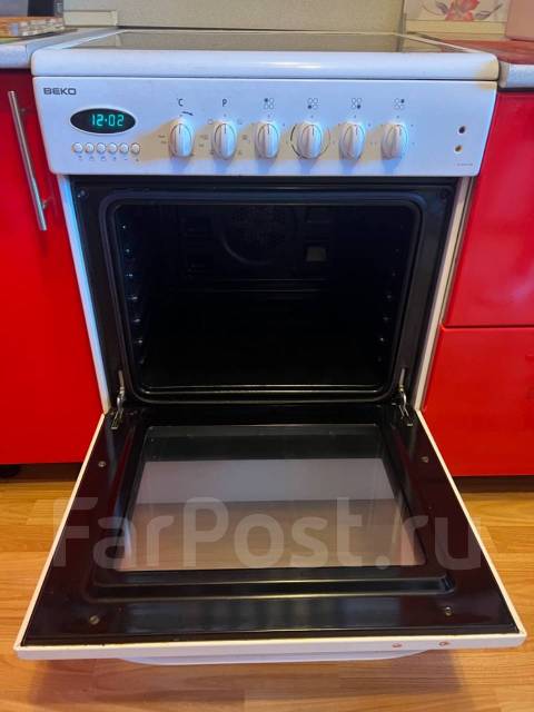 Электрическая плита BEKO стеклокерамика, б/у, в наличии. Цена: 6 000₽ в ...
