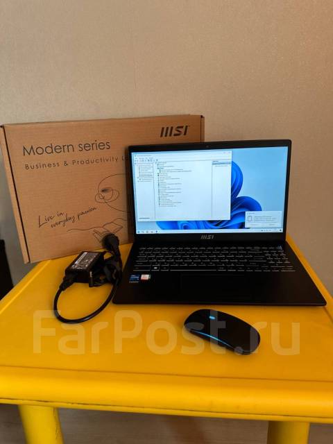 Продам ноутбук MSI Modern 15 (B12M-214XRU), трансформер, 15.6", 250 Гб ...