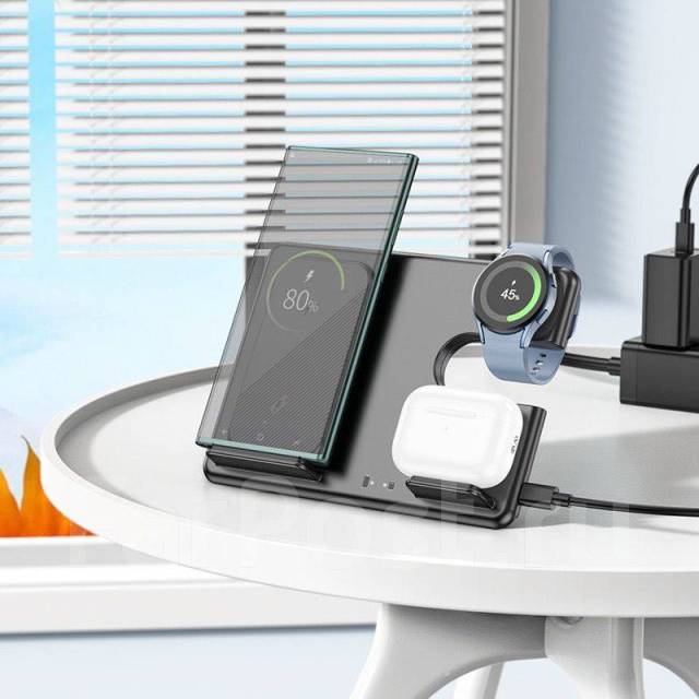 Беспроводная быстрая зарядка Hoco CQ 2 15W, ADShop, новый, в наличии ...