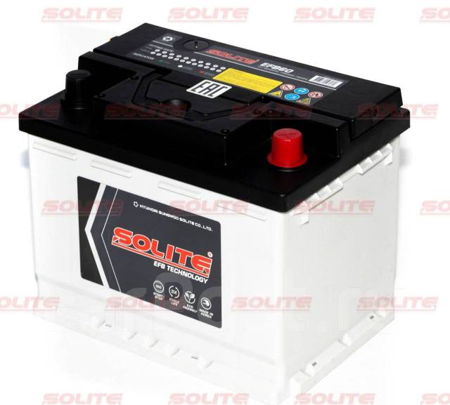 Аккумулятор Solite EFB 60 60А/ч 560А (375LN2-IS LN2 L2) купить во Владивостоке по цене: 13 200 ...