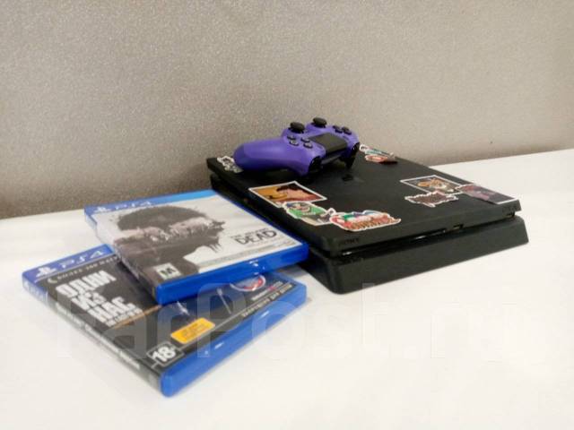 Срочно Продам PS 4 SLIM 500 гб С Полным Набором, б/у, в наличии. Цена ...