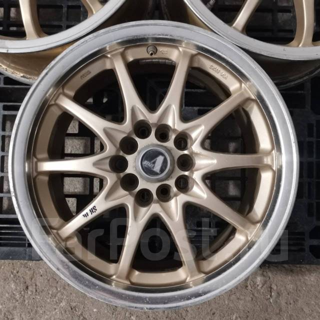 Три диска Rays Apis V Speed SR-08, 16", 1 шт, 5x100, 74,0 мм. 3 шт, б/у ...