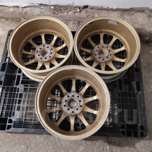 Три диска Rays Apis V Speed SR-08, 16", 1 шт, 5x100, 74,0 мм. 3 шт, б/у ...