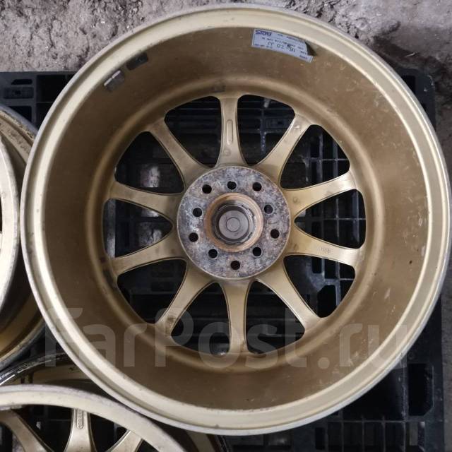 Три диска Rays Apis V Speed SR-08, 16", 1 шт, 5x100, 74,0 мм. 3 шт, б/у ...