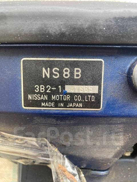 Лодочный мотор Niissan NS8B, Nissan Marine, L (508 мм), бензиновый, 2 ...