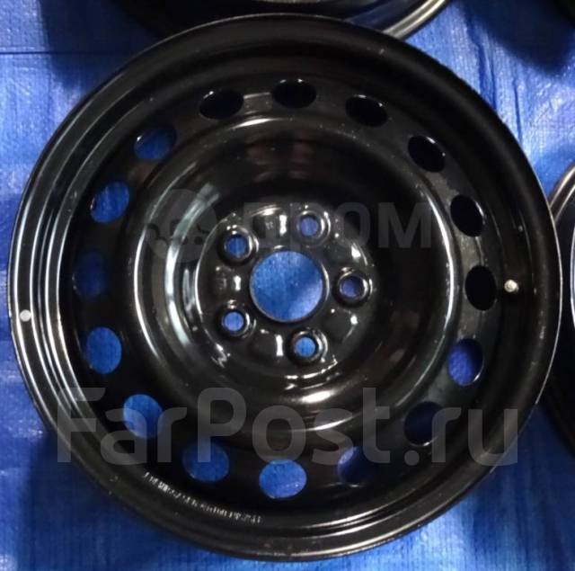 Штампованные диски Toyota Sienta R15 5,5J 100x5. 4 шт. Отправка, 15", 1 ...