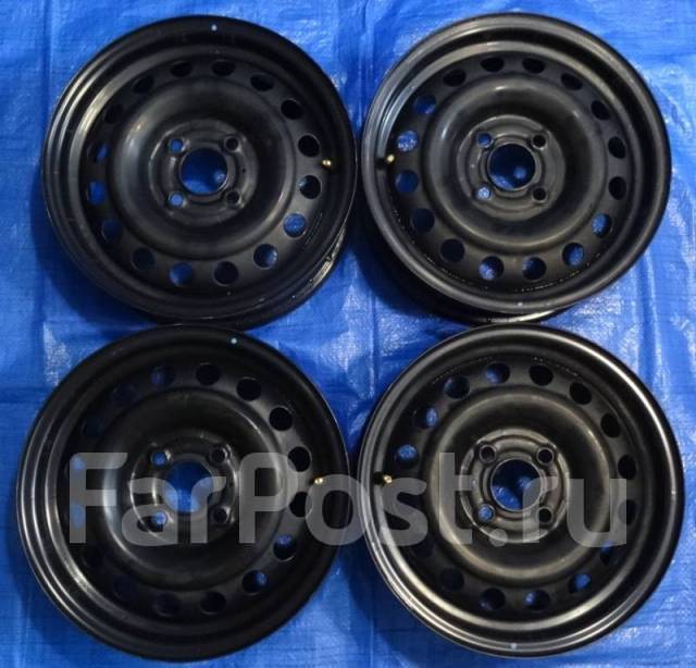 Оригинальные штампованные диски Nissan R14 5,5J 100x4. 4 шт. Отправка ...