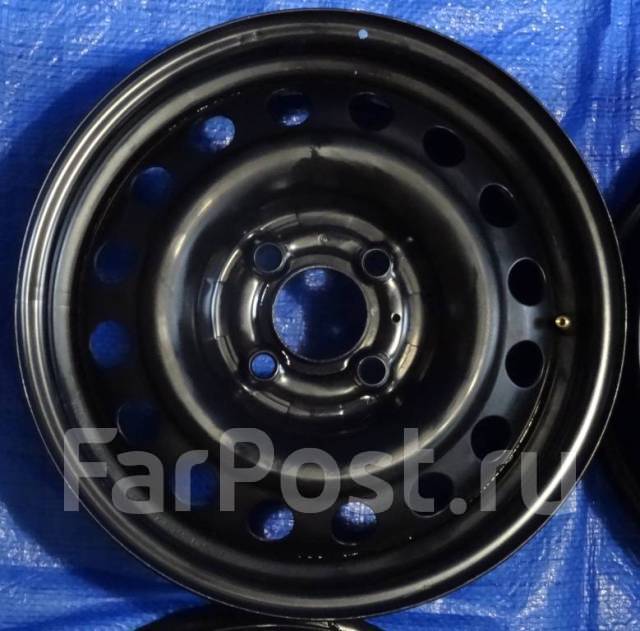 Оригинальные штампованные диски Nissan R14 5,5J 100x4. 4 шт. Отправка ...