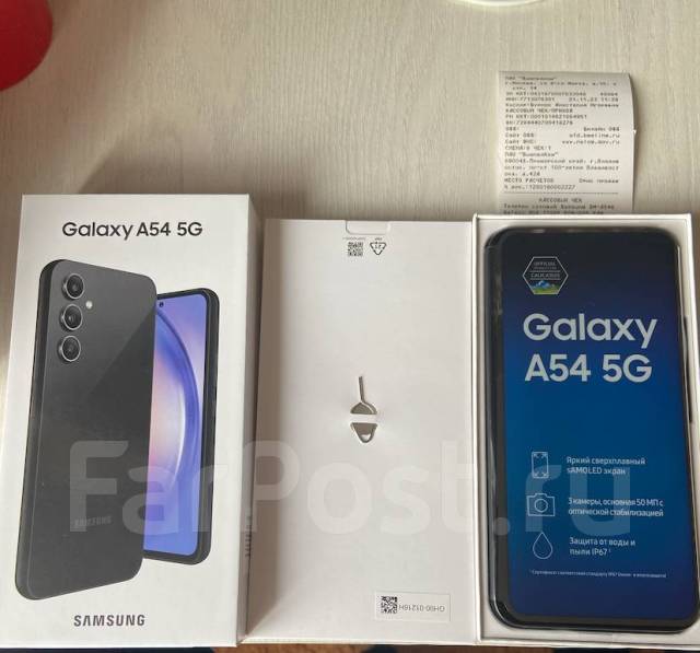 Новый, Гарантия, Смартфон Samsung Galaxy A54 6/128GB Awesome Graphite ...