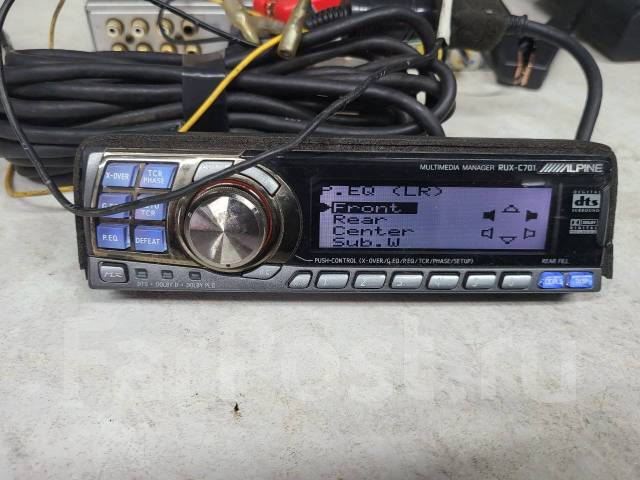 Аудио процессор Alpine PXA-H701 + RUX C701, 8-канальный, б/у, в наличии ...