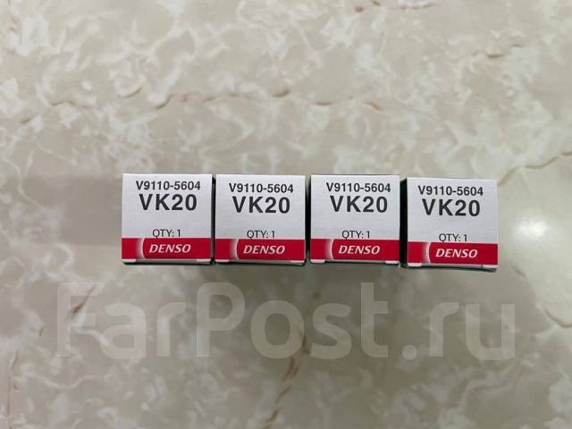 Свечи иридий(4 шт)Denso VK20 Land Cruiser Harrier и др. оригинал Япония ...