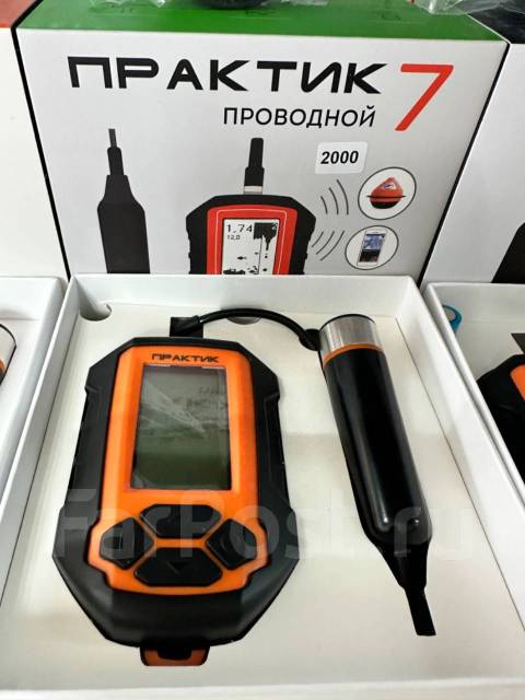Эхолот Практик 7 проводной, новый, в наличии. Цена: 14 400₽ во Владивостоке