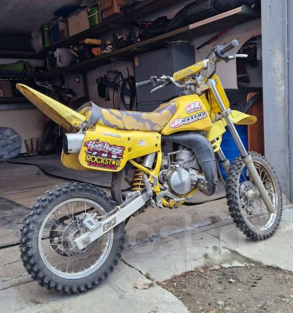 Suzuki RM 80, 2001, 80 куб. см. 2х тактный, с пробегом, исправен, 500 ...