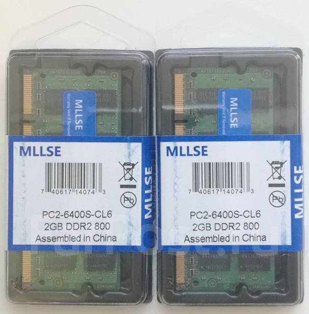 Оперативная память Sodimm Ddr2 800mhz 4gb 2gb X 2 4 гб новый в