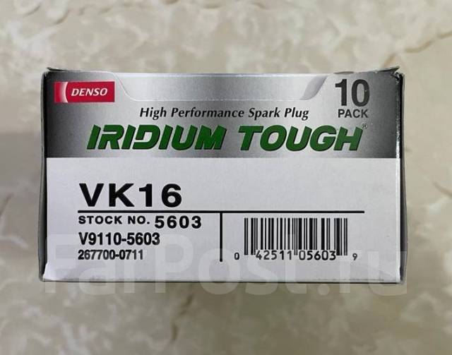 Свечи иридий(4 шт)Denso VK16 Accord HR-V Crown Impreza оригинал Япония ...