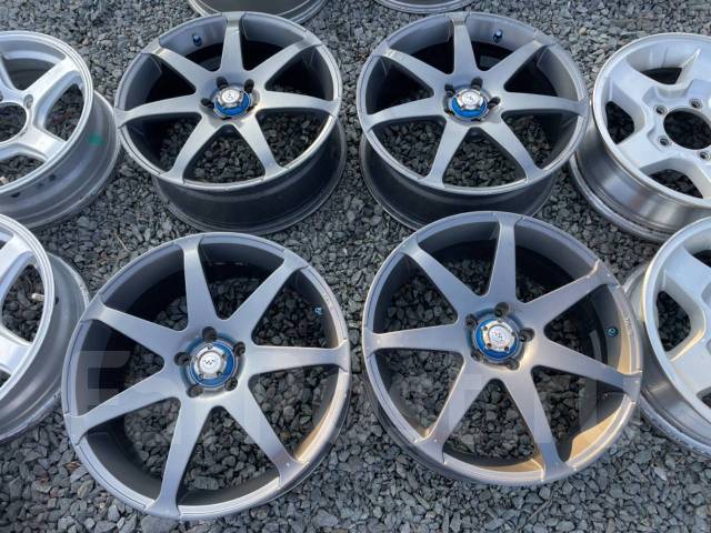 Японские диски R17 Rays Versus, 17", 1 шт, 5x100, 4 шт, б/у, в наличии ...