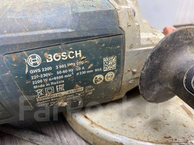 Углошлифовальная машина УШМ Bosch GWS 2200 Оригинал! Болгарка, б/у, в ...