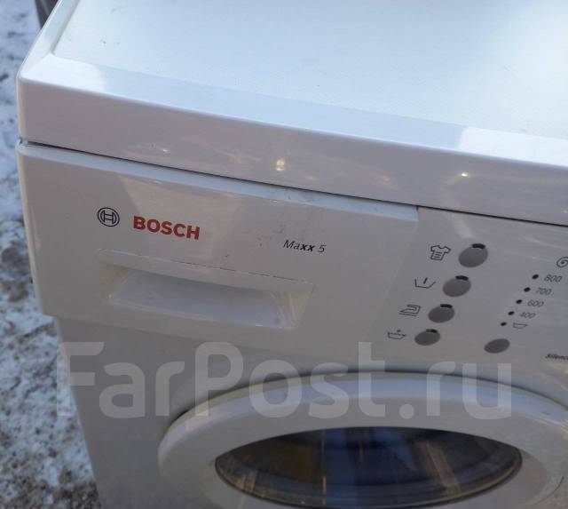 Стиральная машина Bosch Maxx5, б/у, в наличии. Цена: 6 999₽ во Владивостоке