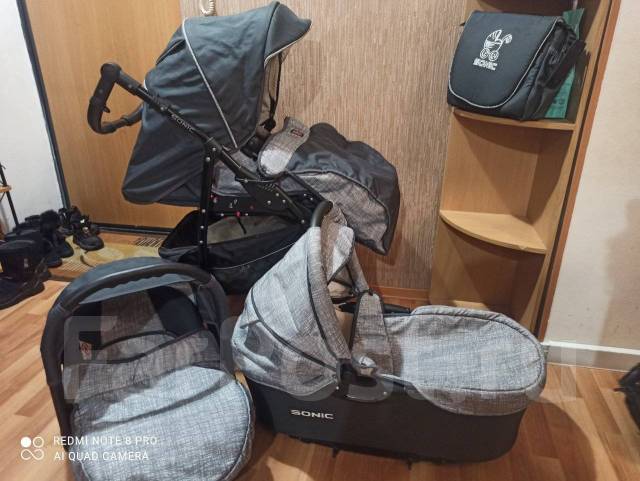 Коляска Sonic 3 в 1, б/у, в наличии. Цена: 11 000₽ в Хабаровске