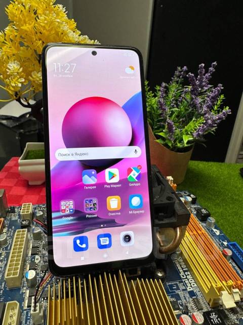 Redmi Note 10S 128, 6.43", моноблок, серый, 3G, 4G LTE, Dual-SIM, NFC ...