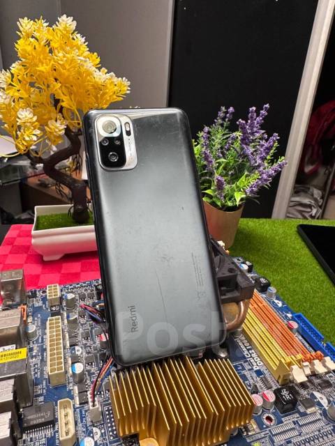 Redmi Note 10S 128, 6.43", моноблок, серый, 3G, 4G LTE, Dual-SIM, NFC ...