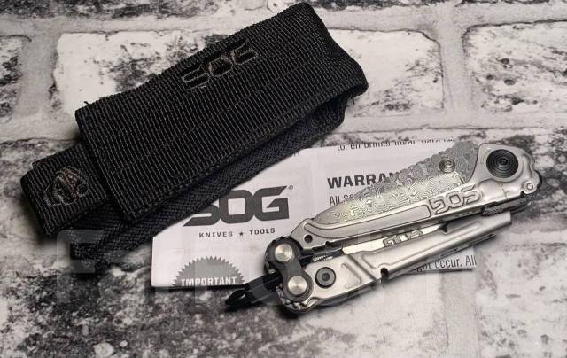 Мультитул SOG Reactor Damascus + чехол + биты, новый, в наличии. Цена ...
